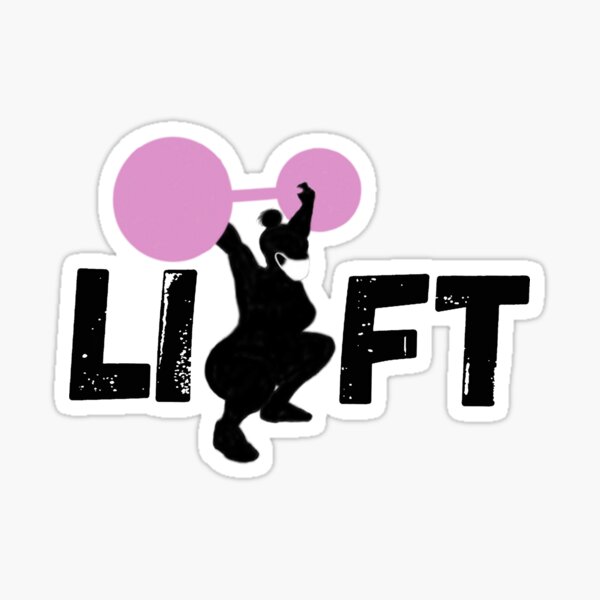 "She’s A Strong Independent Lifter " Sticker for Sale by fallingttfolds ...