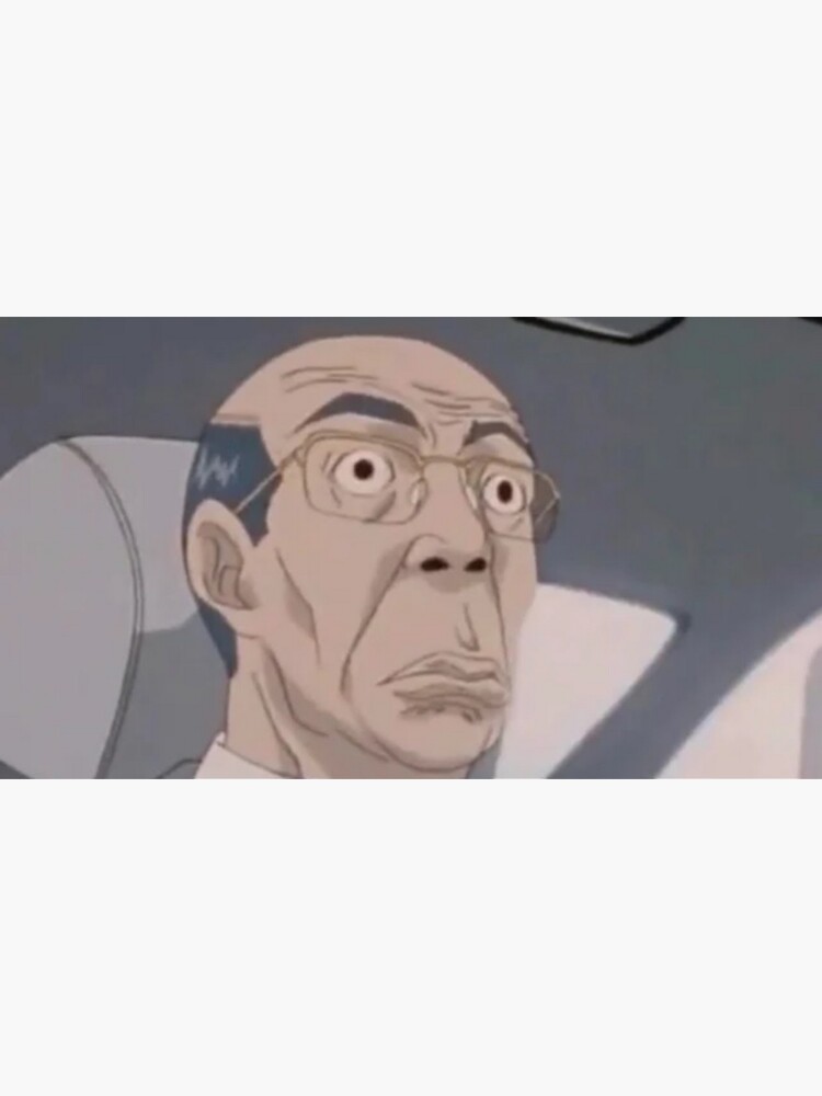 "Surprised Shocked Driver Meme Teacher Onizuka" Sticker for Sale by ...