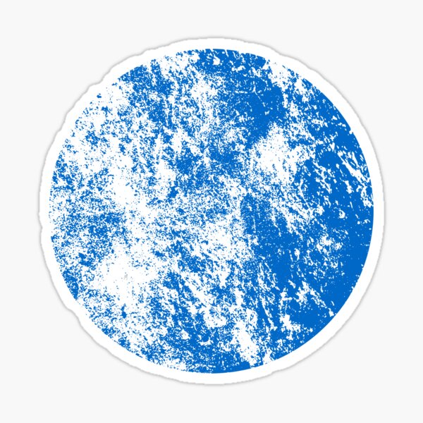 "Round Blue Circle" Sticker for Sale by Mandy-30 | Redbubble