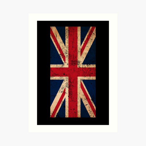"Distressed British Flag - Vintage England - Great Britain Union Jack ...