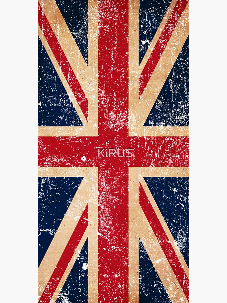 "Distressed British Flag - Vintage England - Great Britain Union Jack ...