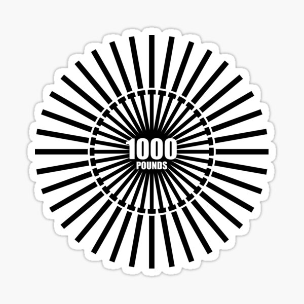 "1000 pounds Club - Bench Squat Deadlift" Sticker by Dilic | Redbubble