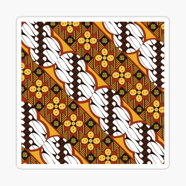"kaleidoscope patterns batik" Sticker by chancecasper | Redbubble