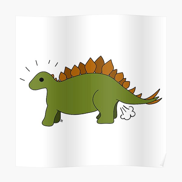 "Dino Farts 2" Poster for Sale by SyPhelan | Redbubble