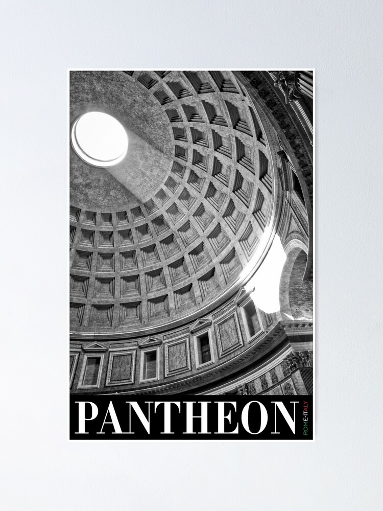 "Pantheon Rome Italy" Poster for Sale by angelisart | Redbubble