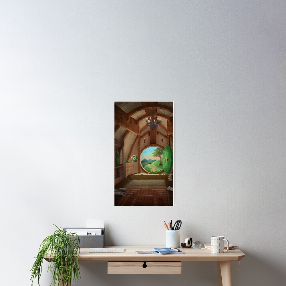 "Bag End" Poster by tabicashmoreart | Redbubble