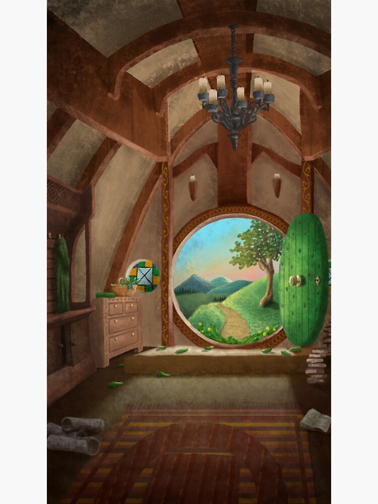 "Bag End" Poster by tabicashmoreart | Redbubble