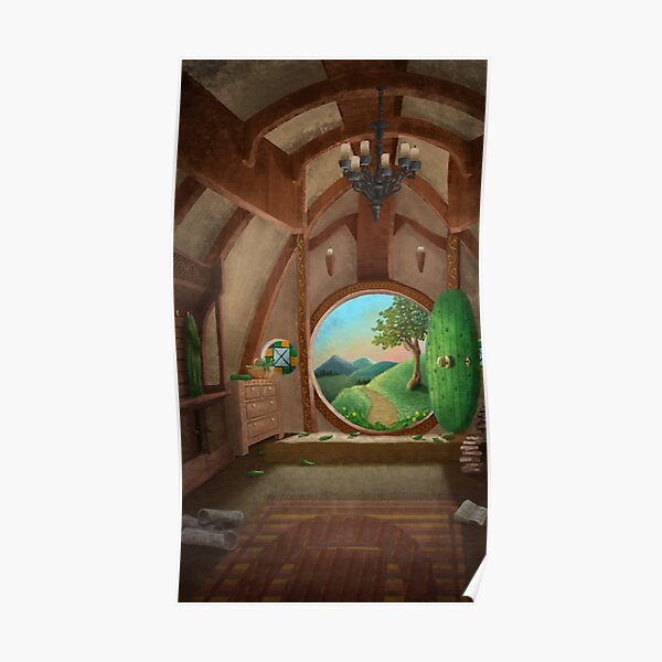 "Bag End" Poster by tabicashmoreart | Redbubble