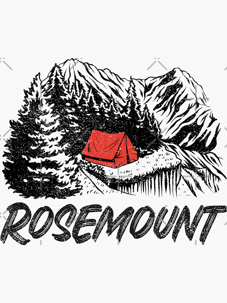"Rosemount Minnesota Camping" Sticker by Taumaturgo | Redbubble