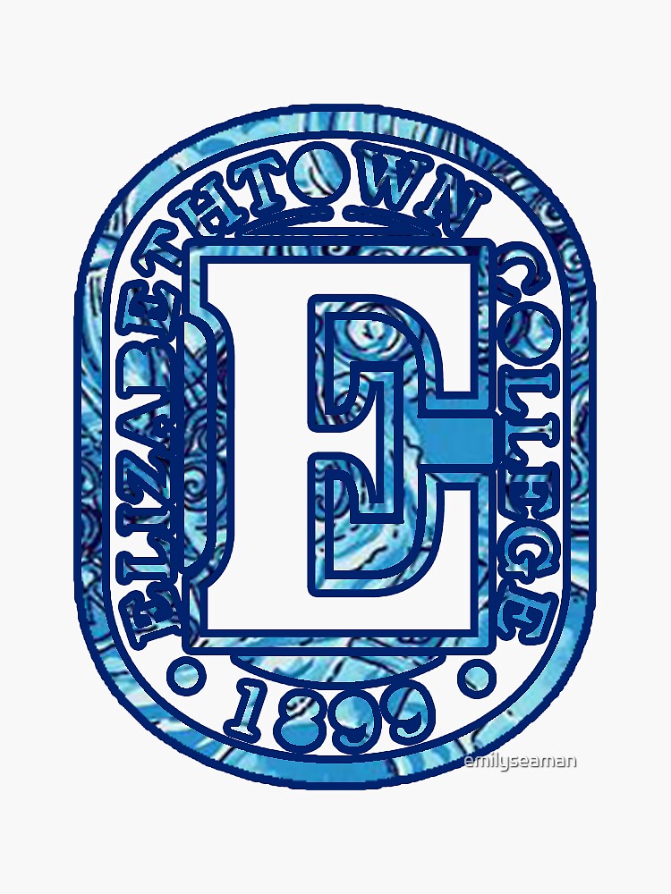 "Elizabethtown College" Sticker for Sale by emilyseaman | Redbubble