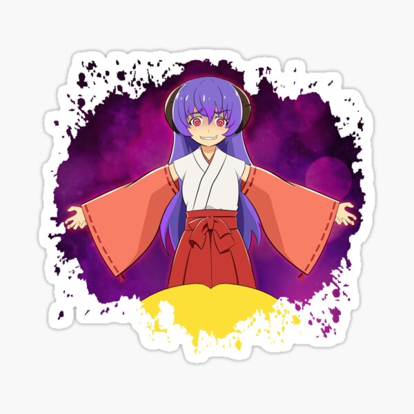 "Higurashi no Naku koro ni Evil Hanyuu" Sticker for Sale by Fushioka ...