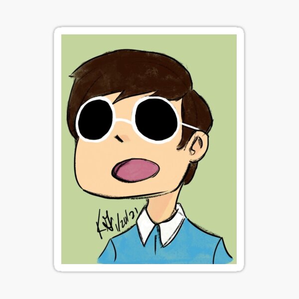 "Georgenotfound " Sticker for Sale by riosjude | Redbubble