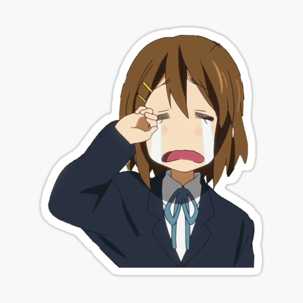 "Yui Hirasawa - K-ON!" Sticker for Sale by Eyes-Up | Redbubble