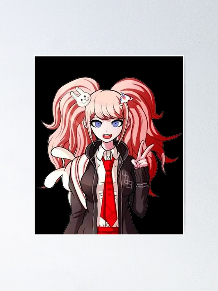 Cute Junko Enoshima Sticker Poster By Asaiss20 Redbubble