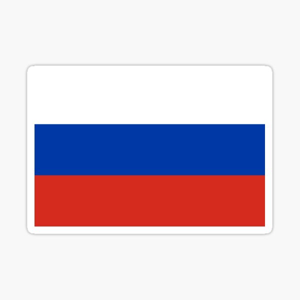 "Russian Flag" Sticker for Sale by BCLester | Redbubble