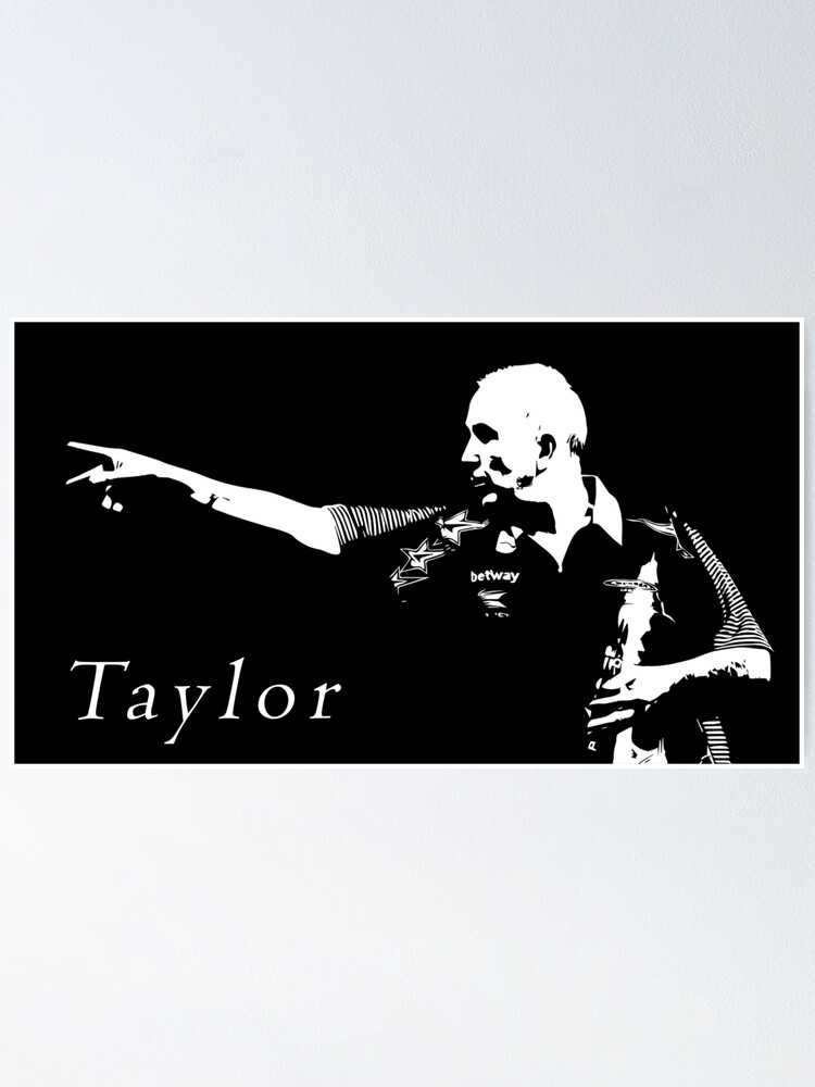 "Phil Taylor Silhouette" Poster von FlawlessCheese | Redbubble
