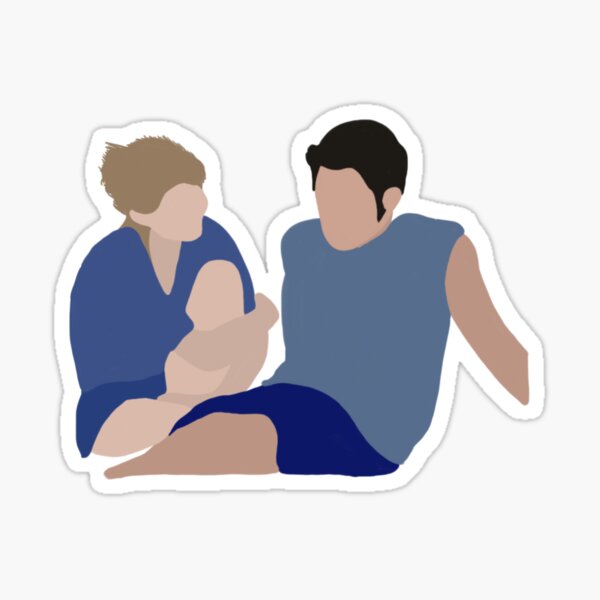"Jack and Jen" Sticker by NNesterdesigns | Redbubble