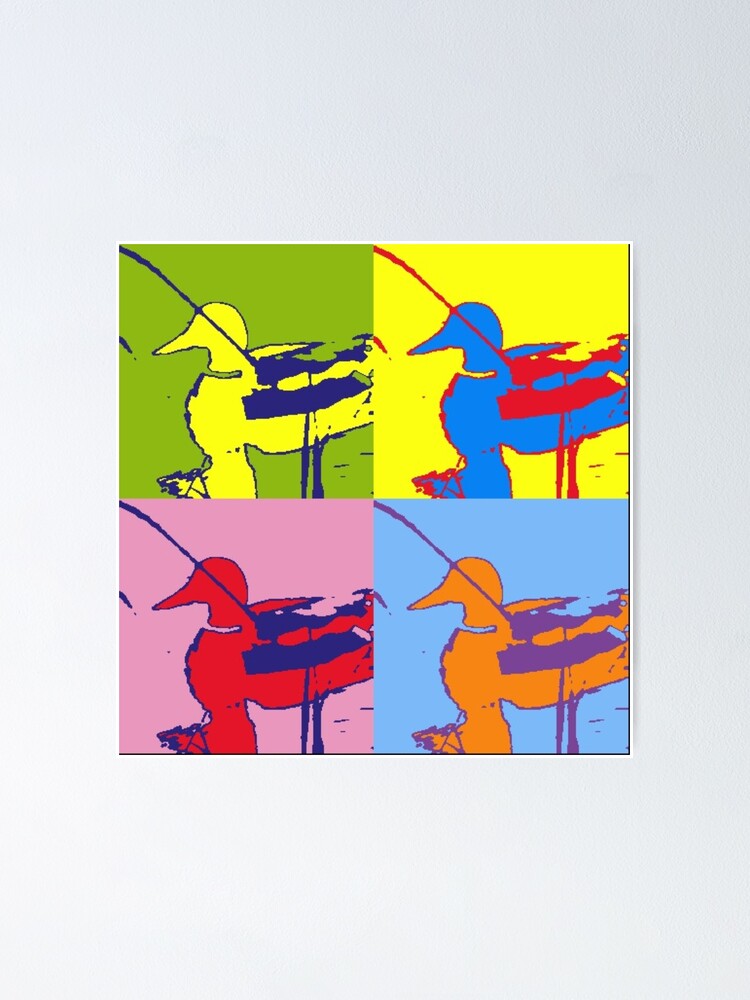 "duck Andy Warhol style" Poster for Sale by TinequeW | Redbubble