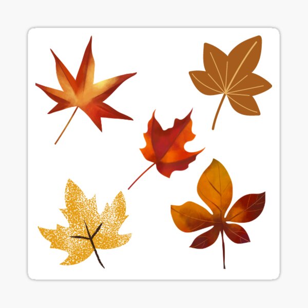 "Leaf Sticker" Sticker by Rafiq99 | Redbubble