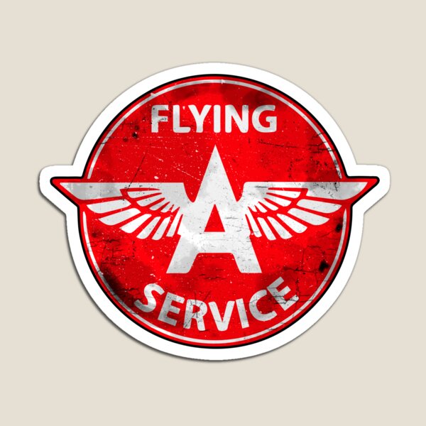 "Flying Service vintage sign " Magnet for Sale by Ploxd | Redbubble