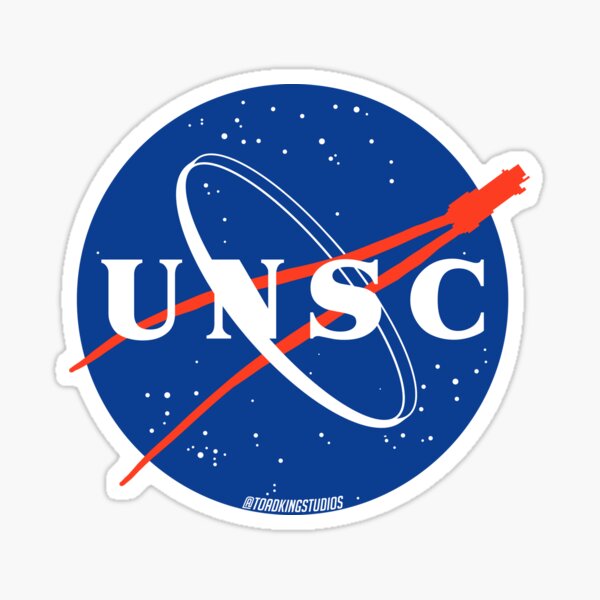 "UNSC Ringworld Administration Command" Sticker by ToadKingStudios ...