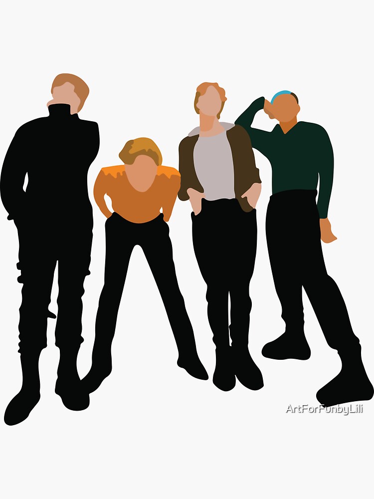 "5 SOS (lustration)" Sticker by ArtForFunbyLili | Redbubble