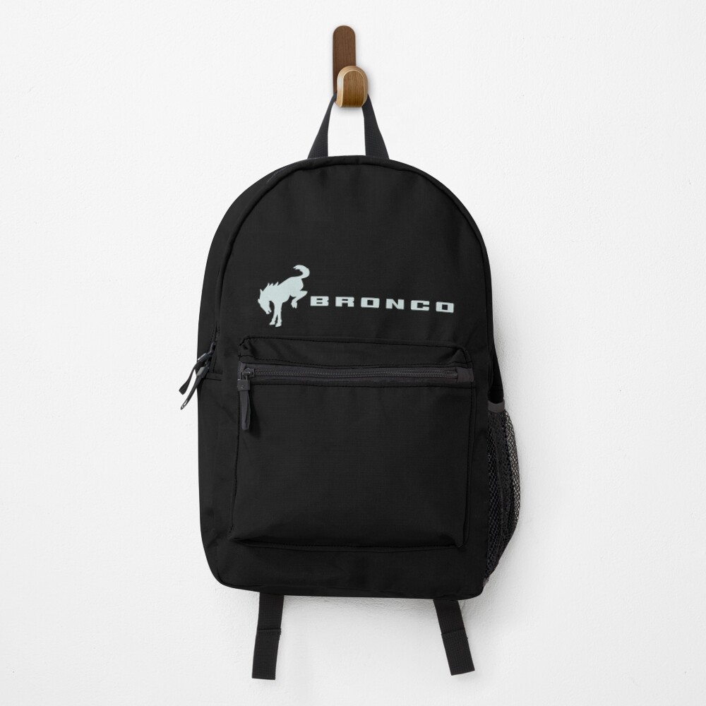 "Cactus Gray Ford Bronco Logo" Backpack for Sale by love-at1st-gear ...