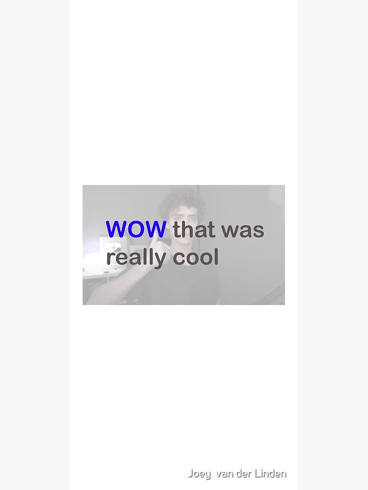 "Wow That Was Really Cool Dani Meme" Art Print by QSNLStudios | Redbubble