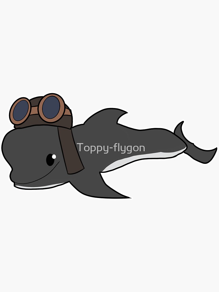 "Pilot Whale" Sticker for Sale by Toppy-flygon | Redbubble