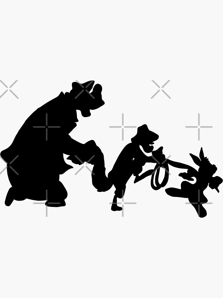 "Brer Rabbit and friends!" Sticker by sarahpags | Redbubble