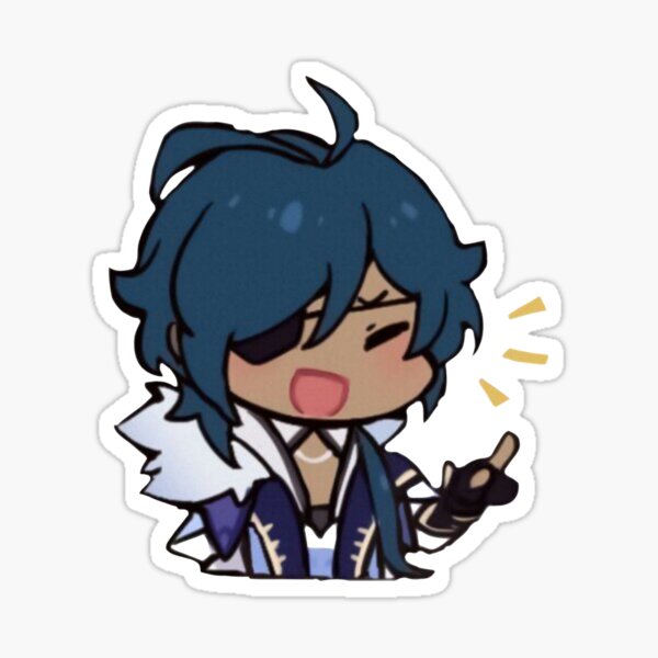 "Chibi Kaeya" Sticker by Modud | Redbubble