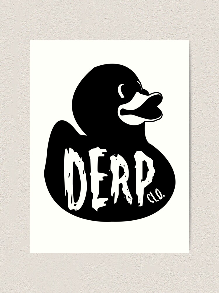 "Derp clo. Logo" Art Print for Sale by DerpClo | Redbubble