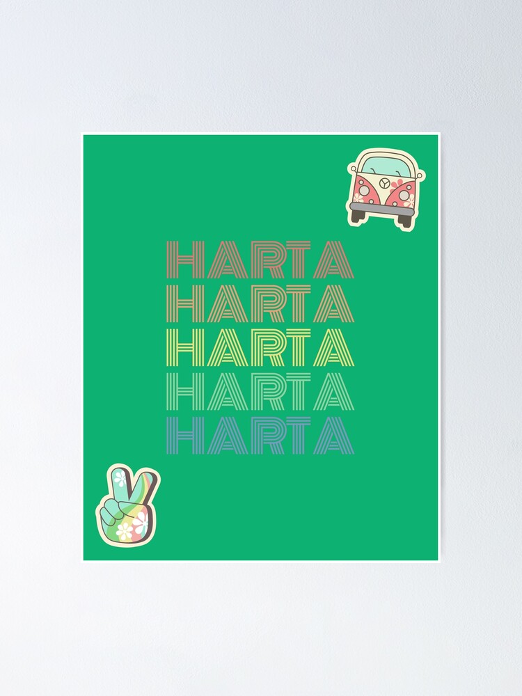 "HARTA" Poster for Sale by JuanKarlos | Redbubble