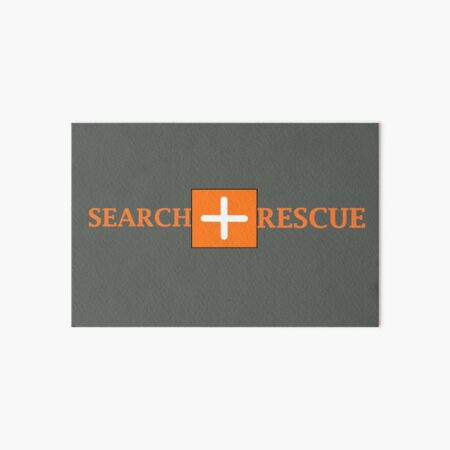 "Search & Rescue Cross Logo" Art Board Print for Sale by TrainMonkey ...