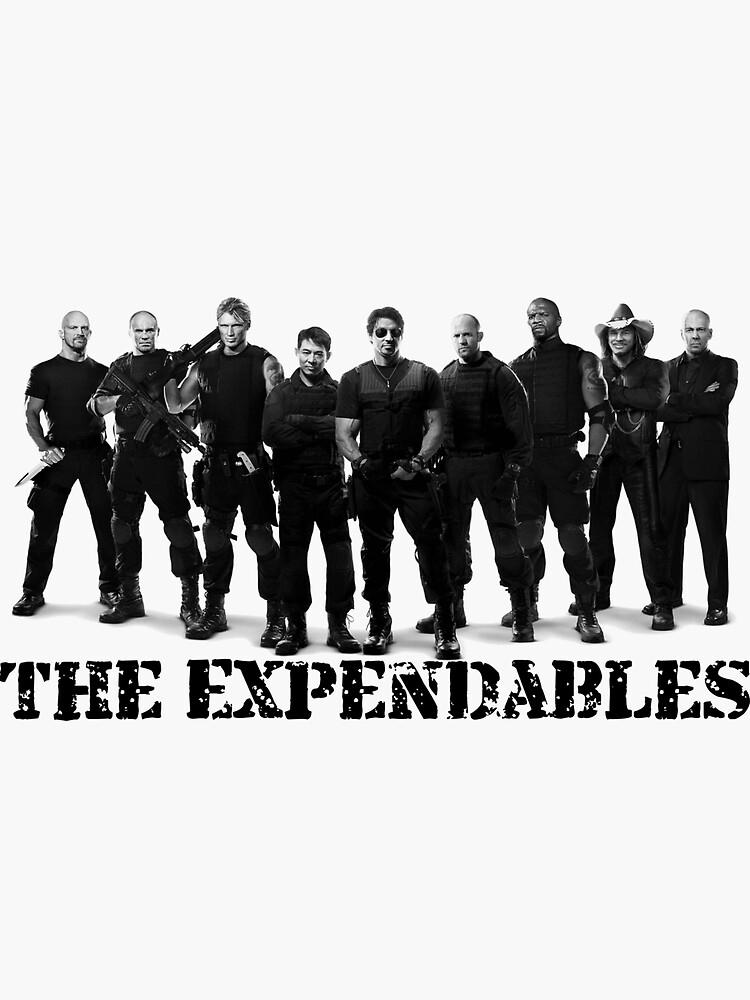 "The Expendables" Sticker by 5M-SM | Redbubble
