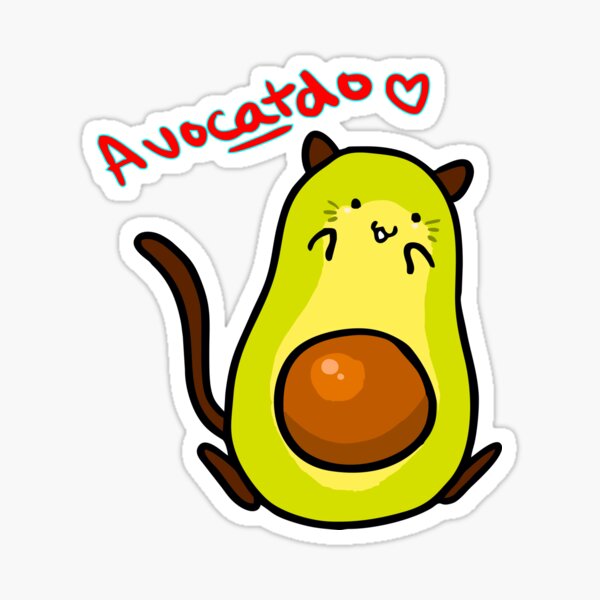 "Avocado TEAM" Sticker for Sale by FotoLibreStudio | Redbubble
