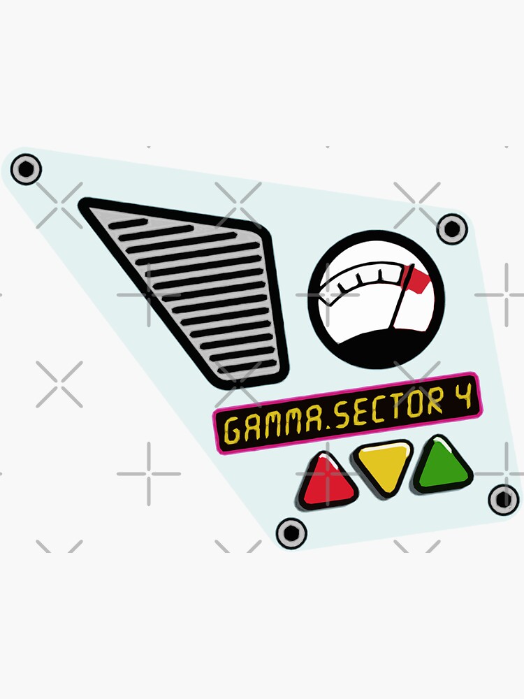 "Gamma Sector 4 Sticker - Communicator" Sticker for Sale by shaz3buzz2 ...