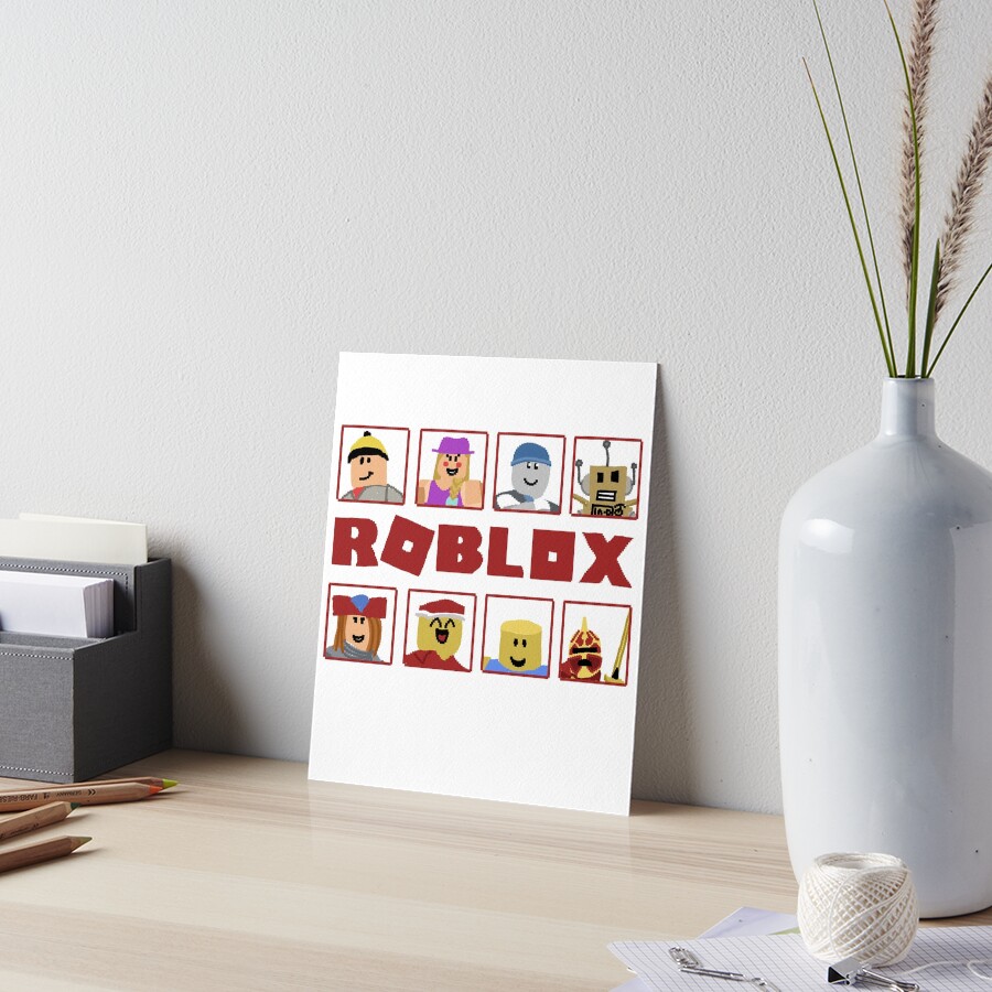 "Roblox " Art Board Print by bragans | Redbubble