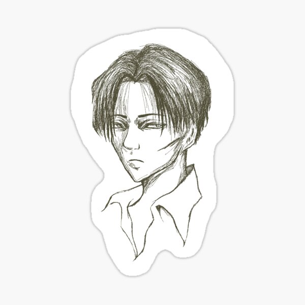Levi Ackerman Sticker By Baekannn Redbubble