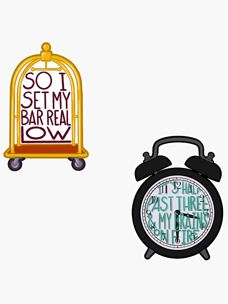 "Way Less Sad" Sticker for Sale by MarisaCee | Redbubble