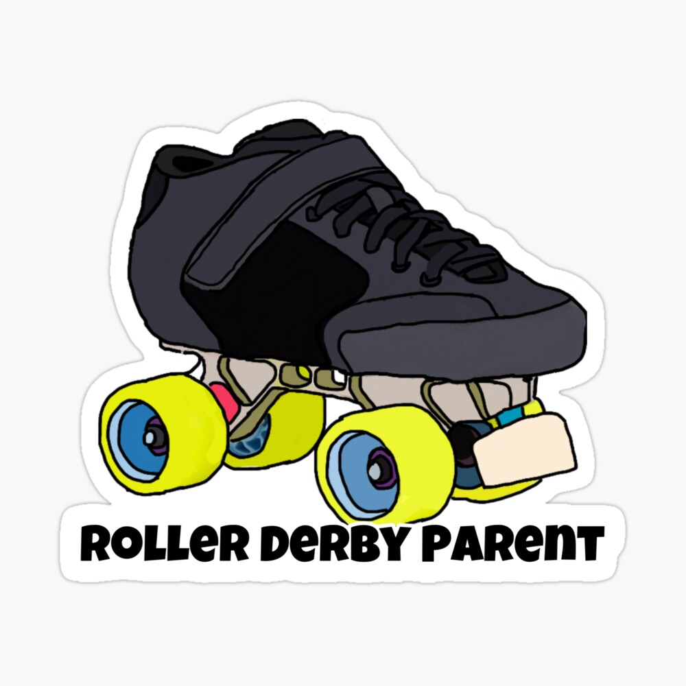 Stickers I Support Junior Roller Derby sticker Paper & Party Supplies ...