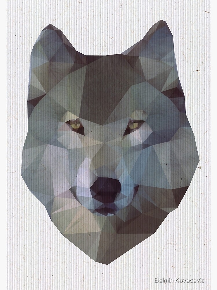 "Wolf triangle" Poster by belmin | Redbubble