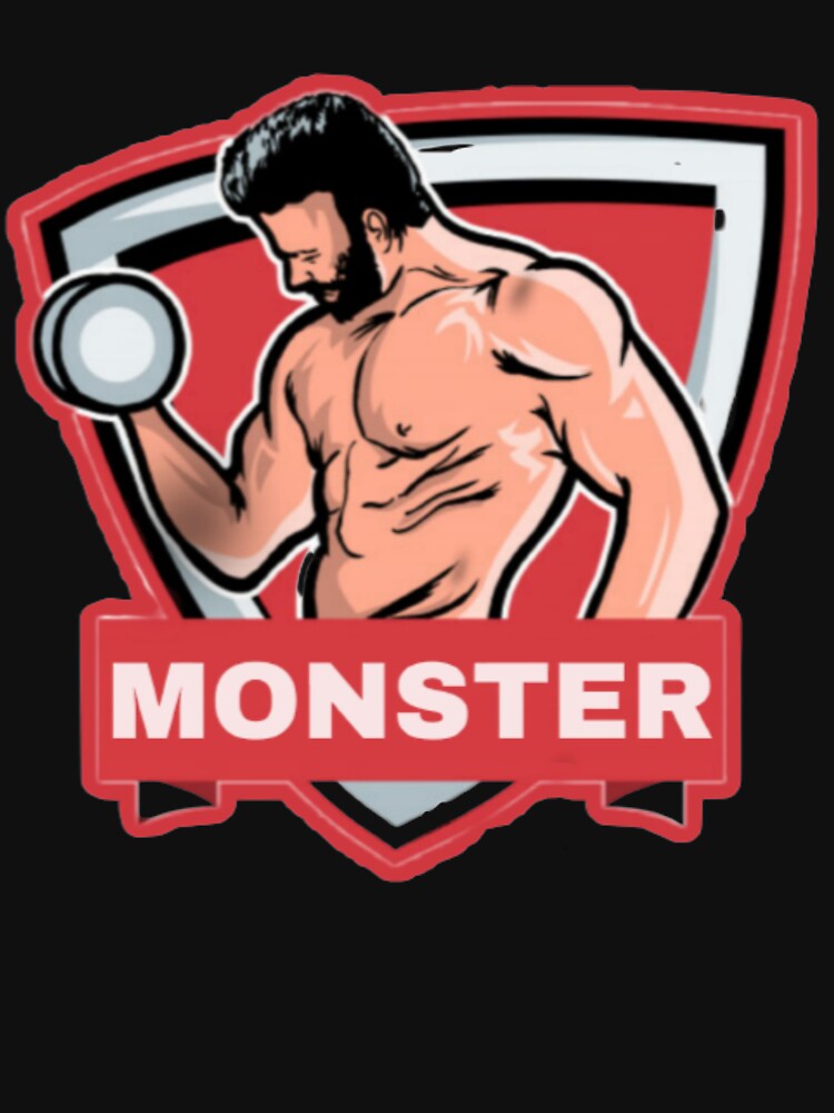 "monster with a bodybuilder " T-shirt by K----M | Redbubble