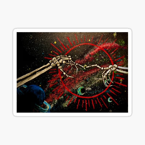 "Hand of God" Sticker for Sale by MicLowKey333 | Redbubble