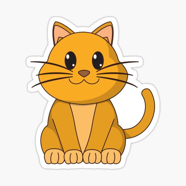 Pegatina «GATOS LINDOS para niñas divertidos» de PARASHOP | Redbubble