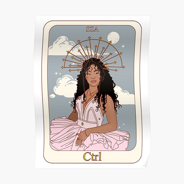 "Sza ctrl tarot card" Poster by spicyydesigns | Redbubble