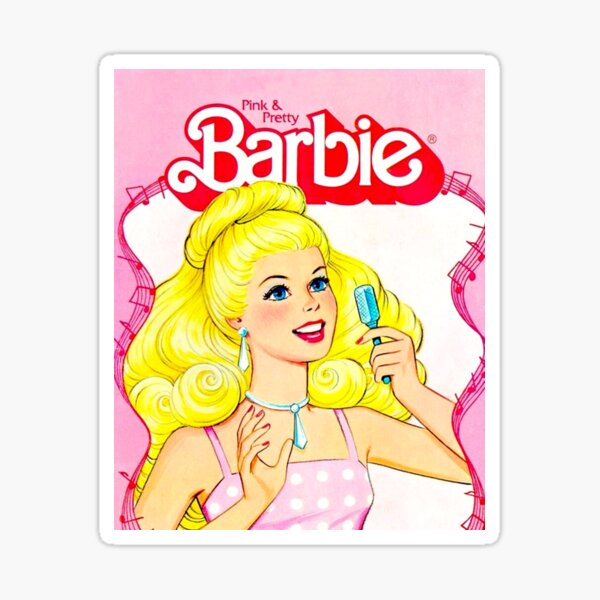"BARBIE VINTAGE" Sticker by princessticker | Redbubble