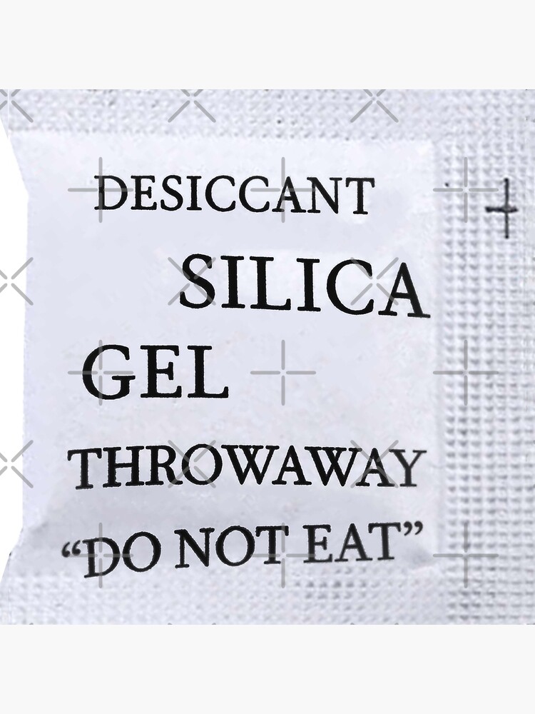 "Silica Gel Packet Pack" Poster by take8 | Redbubble