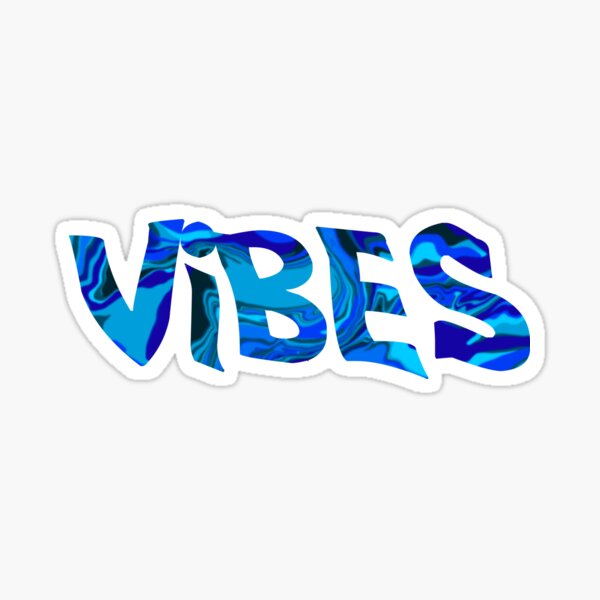 "Vibes" Sticker for Sale by Pop-Coolture | Redbubble