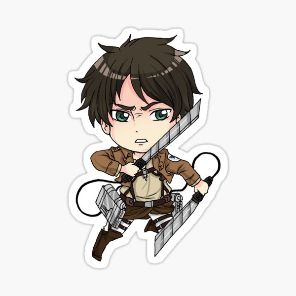 Eren Yeager Stickers | Redbubble